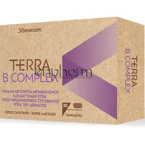 Genecom Terra B-Complex 30 Ταμπλέτες2803142001014 | onpharm.gr